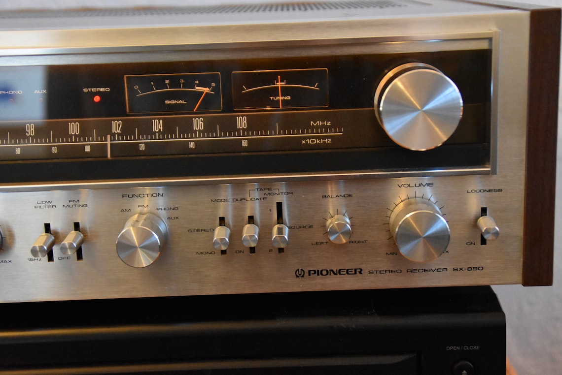 Gorgeous Vintage Pioneer SX-890 Black Face Stereo Receiver 60 | Etsy Gorgeous Vintage Pioneer SX-890 Black Face Stereo Receiver 60 | Etsy