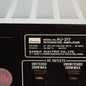 Sansui Integrated Amplifier - Etsy