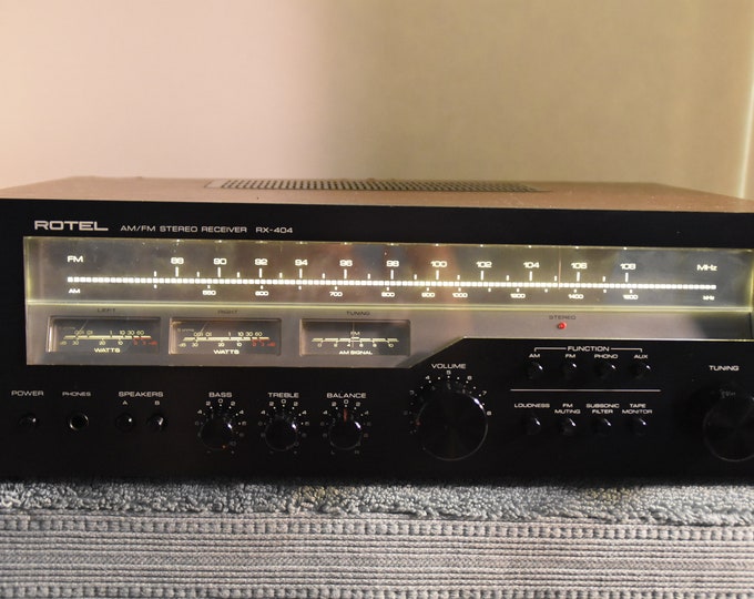 Classic Rotel RX-404 Stereo Receiver - Etsy