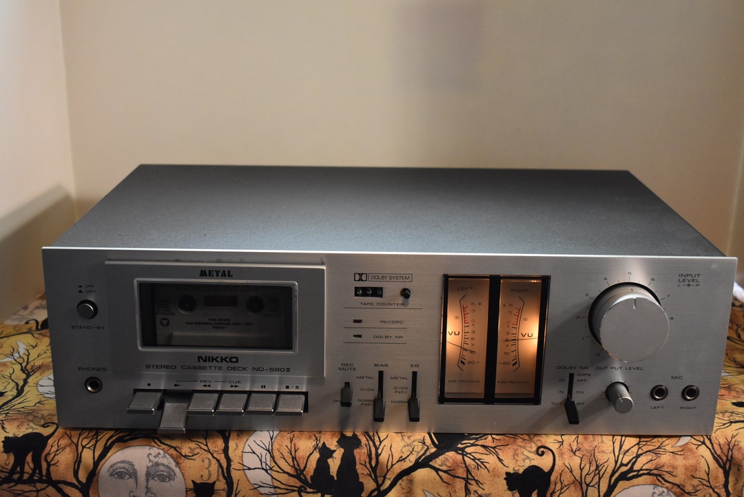 Vintage Classic Nikko ND-590 II Cassette Tape Deck - Etsy
