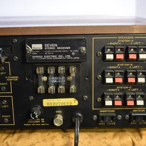 Vintage Sansui Seven Stereo Receiver - Etsy