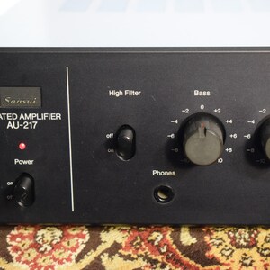 Sansui Integrated Amplifier - Etsy