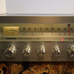 Lafayette Lr-2020a Stereo Receiver - Etsy