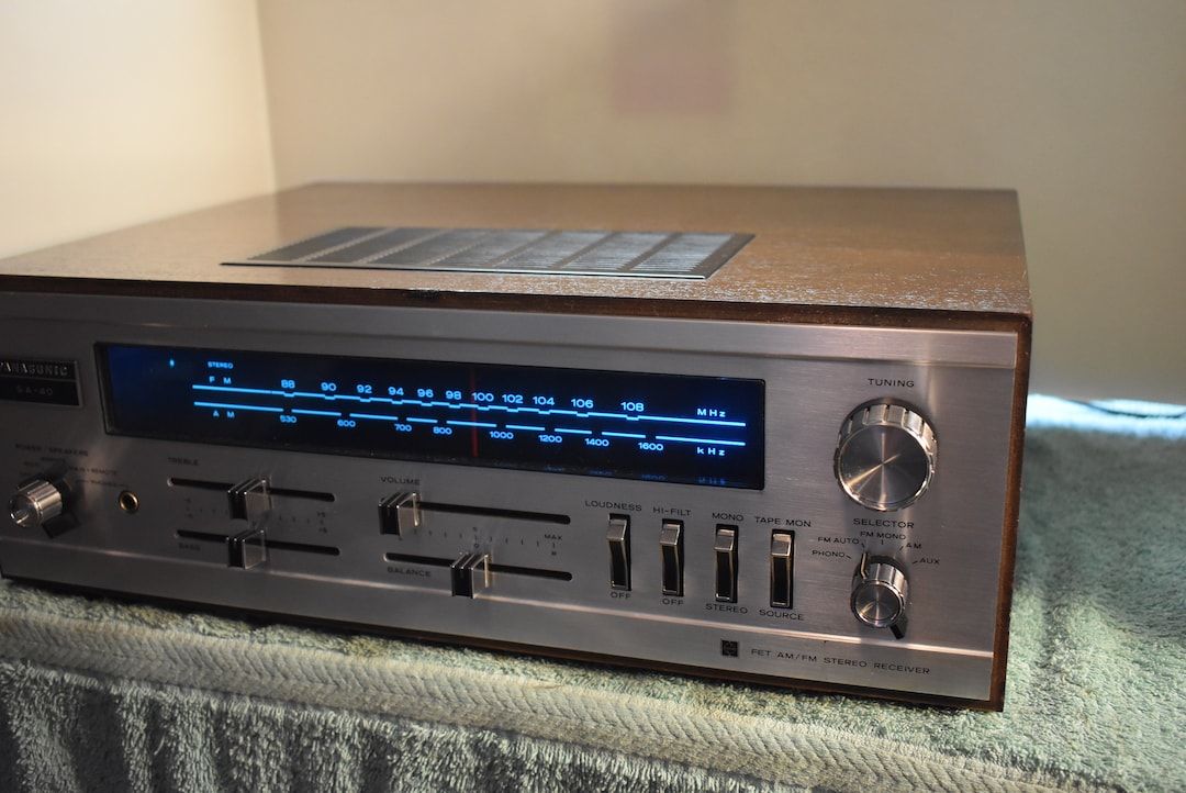 Classic Vintage Panasonic Stereo Receiver - Etsy