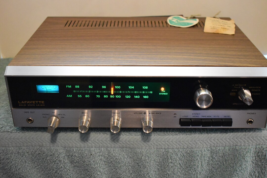 Vintage Lafayette LR-810 Stereo Receiver - Etsy
