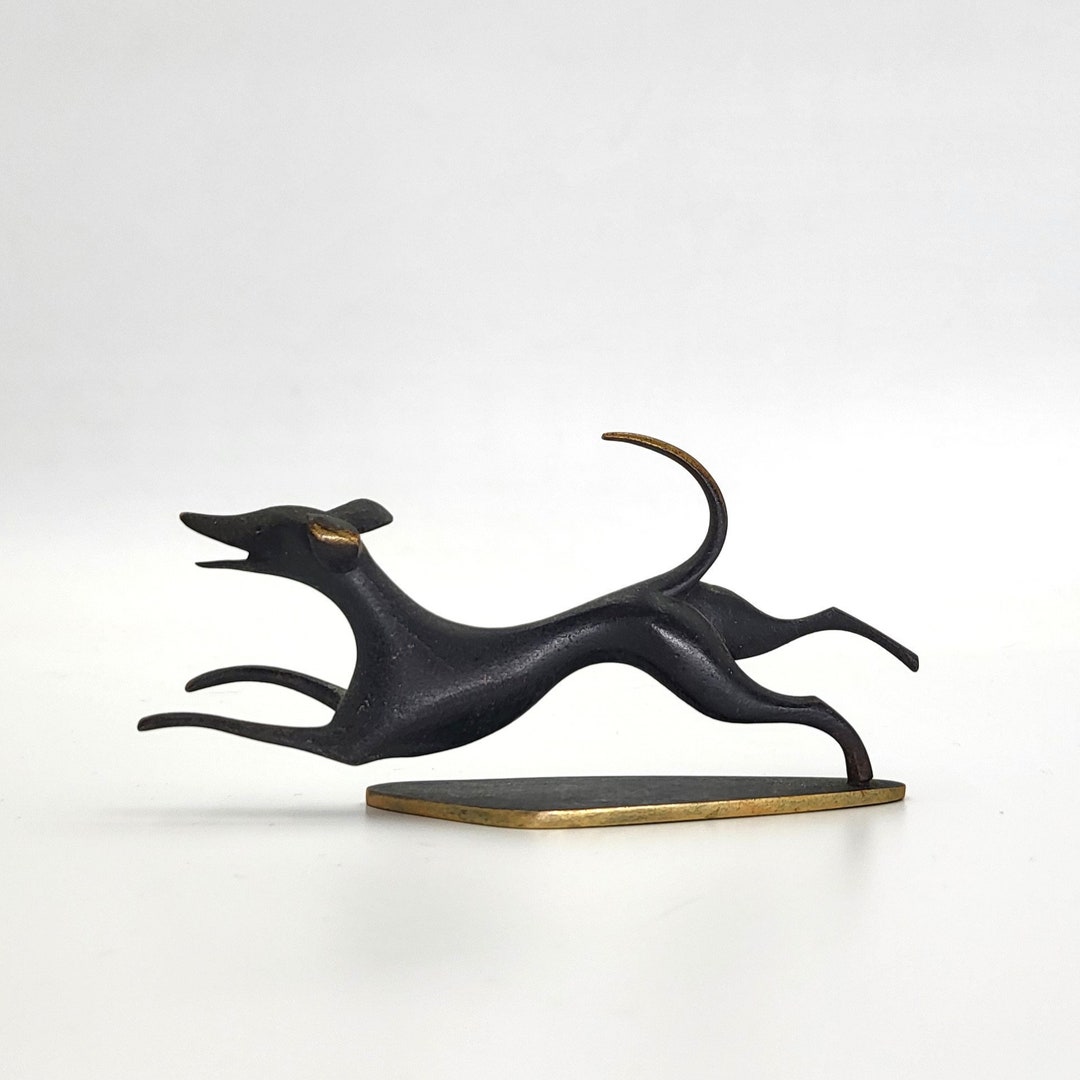 Karl Hagenauer Art Deco Miniature Greyhound Hunting Dog Werkstätte ...