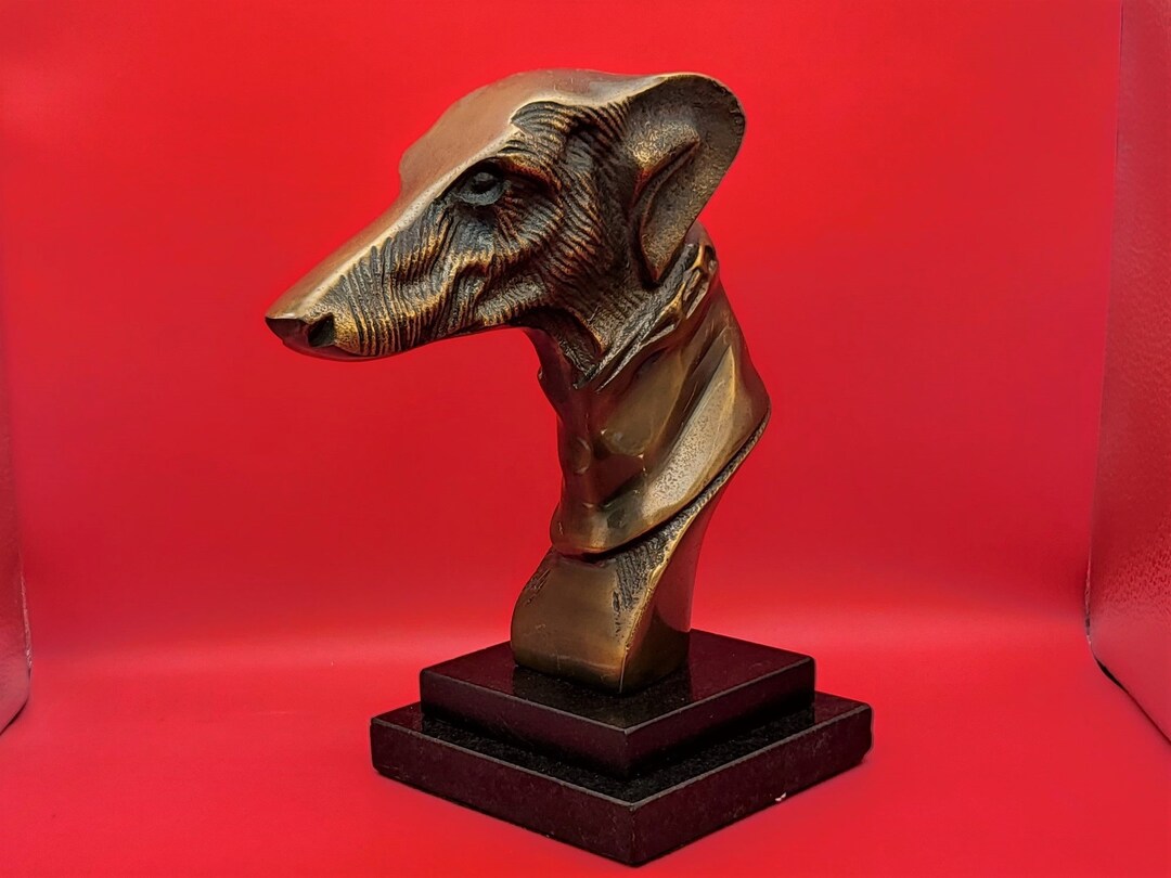 Greyhound Head Bust - Large Solid Heavy 1.8kg - Etsy