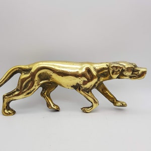 Antique Brass Pointer Dog Statue Ornament - Working Hunting Dog ...
