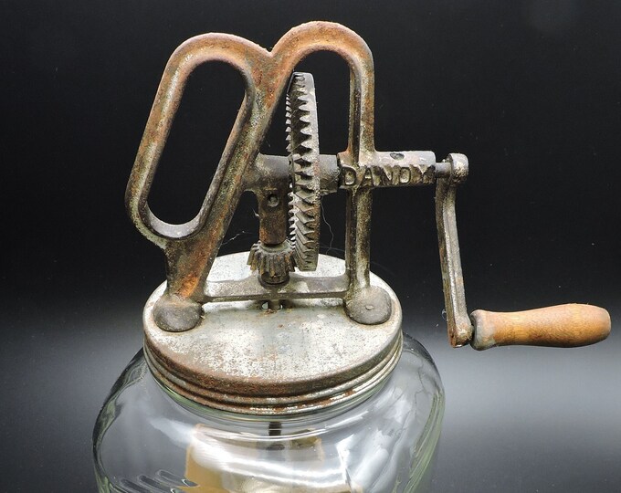 Antique Butter Churn ~ DANDY Butter Churn ~ Hand Cranked Butter Churn ...