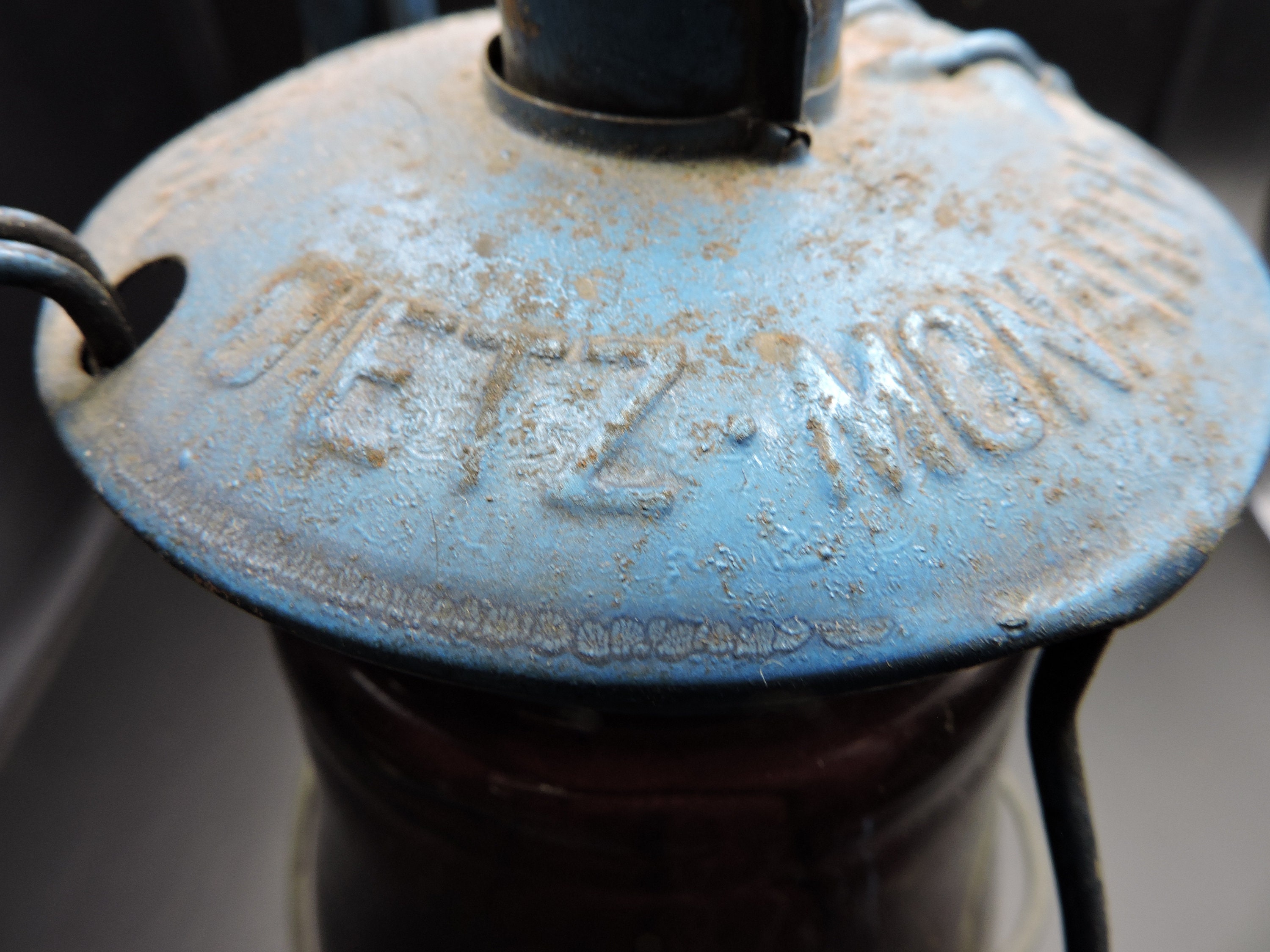 Vintage Barn Lantern Blue Barn Lantern Dietz Monarch Barn - Etsy