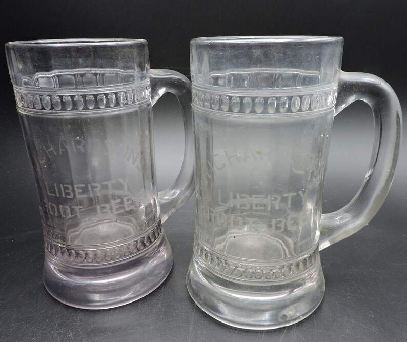 Vintage Root Beer Mugs Richardson's Liberty Root Beer - Etsy