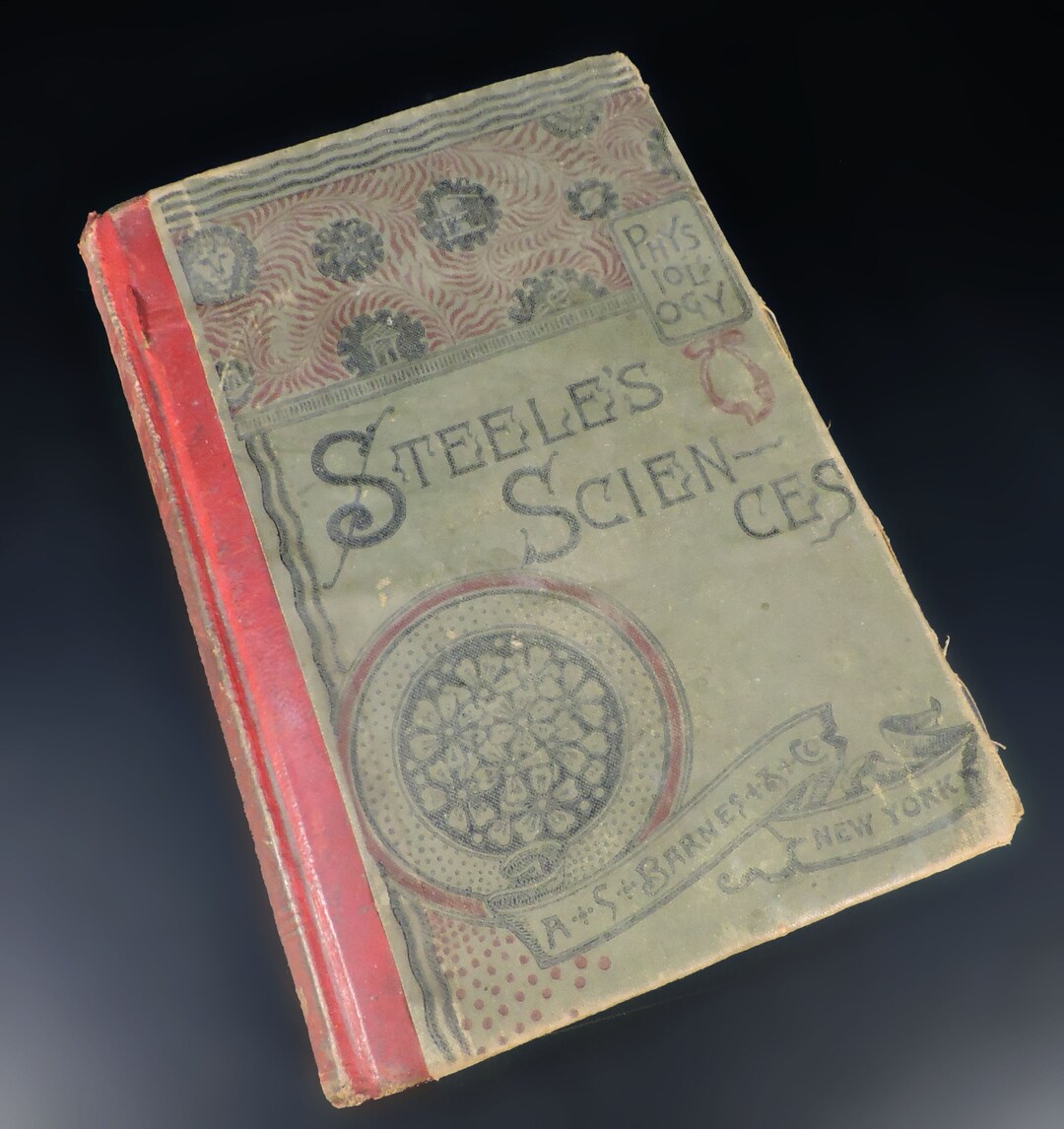 Vintage Science Book Antique Textbook Steele's Sciences Physiology ...