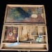 Vintage Art Box Artist Supplies Box Wooden Art Box Art Supplies Case ...