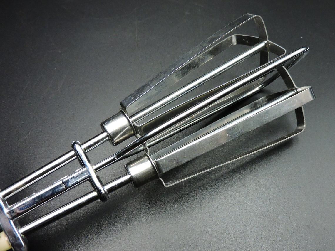 Vintage Kitchen Hand Mixer Black Handles Sleek Design | Etsy