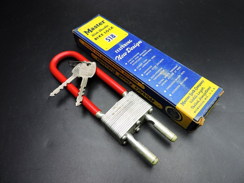 Vintage Master Bike Lock Master Lock in Original Box New | Etsy