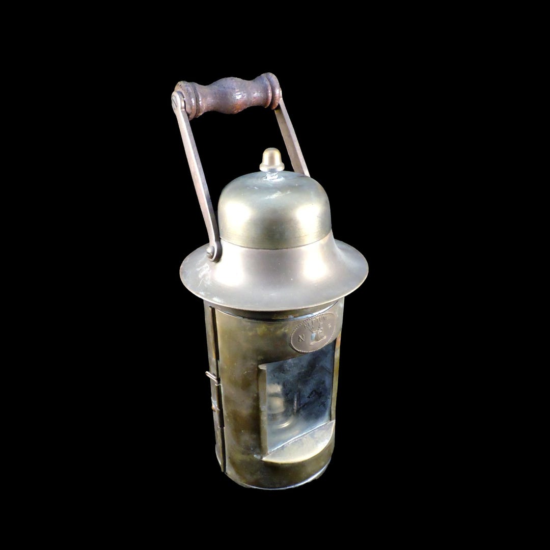 Vintage Ship's Lantern ~ Brass Ship's Lantern ~ NEPTUNE Ship's Lantern ...
