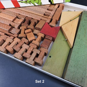 Vintage Lincoln Logs ~ American Logs by Halsam ~ Toy Log Sets ~ Log ...