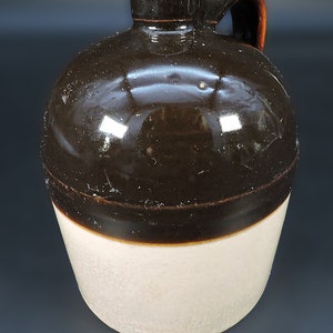 Vintage 2-tone Jug Small Stoneware Jug Antique Liquor Jug Vintage ...
