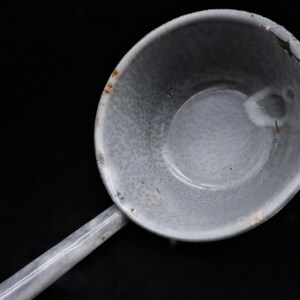 Vintage Enamelware Ladle ~ Antique Ladle ~ Vintage Water Ladle ...