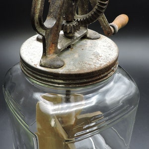 Antique Butter Churn DANDY Butter Churn Hand Cranked Butter Churn ...