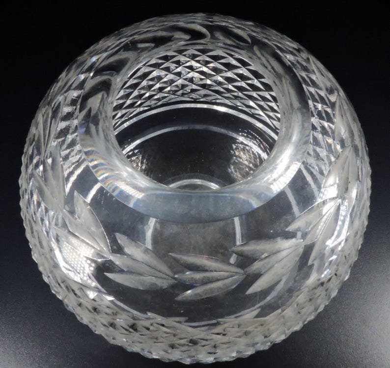 Vintage Pressed/etched Glass Bowl ~ Decorative Glass Bowl ~ Glass ...