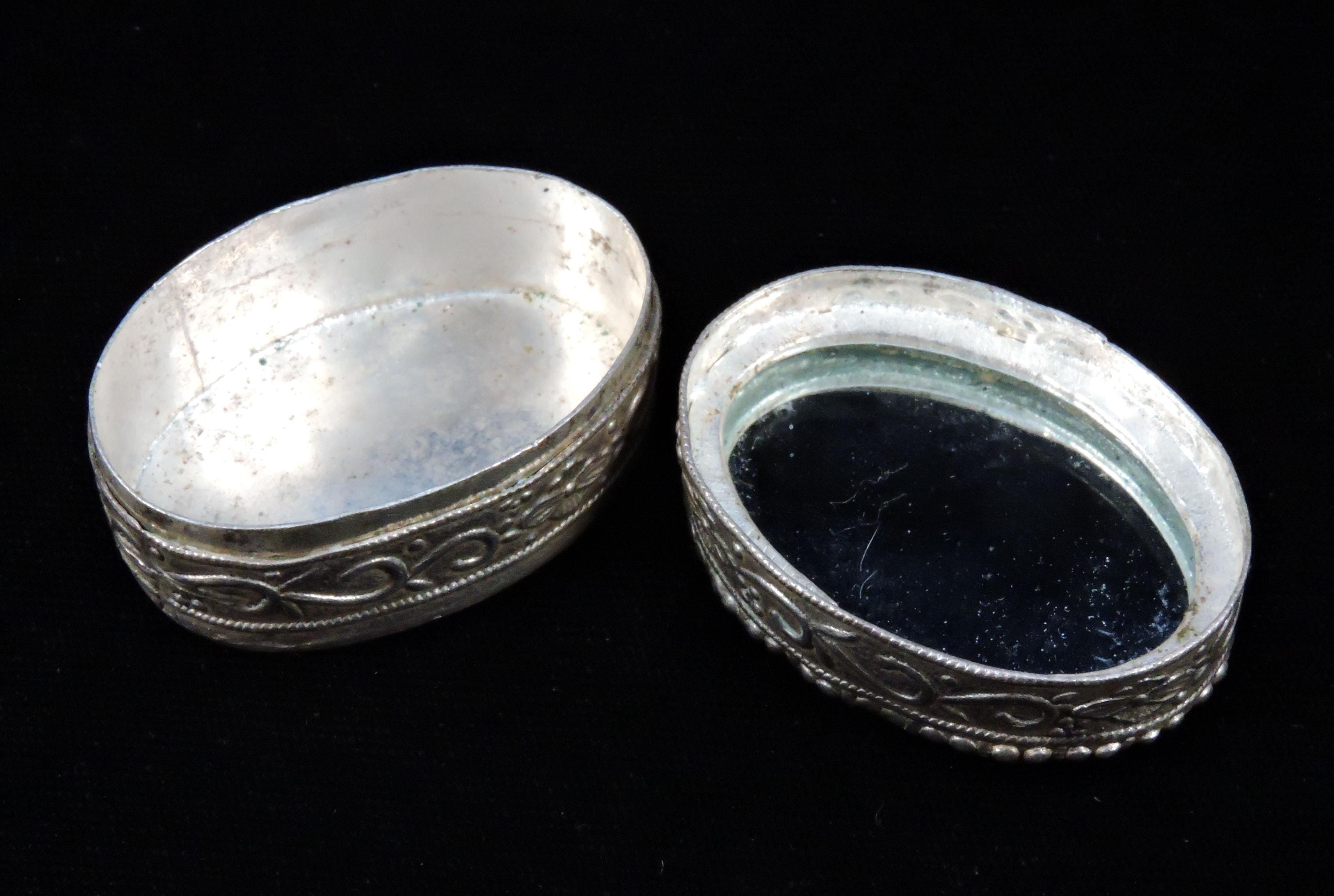 Vintage Pill Box ~ Antique Pill Box ~ Victorian Pill Box ~ Cinnabar ...