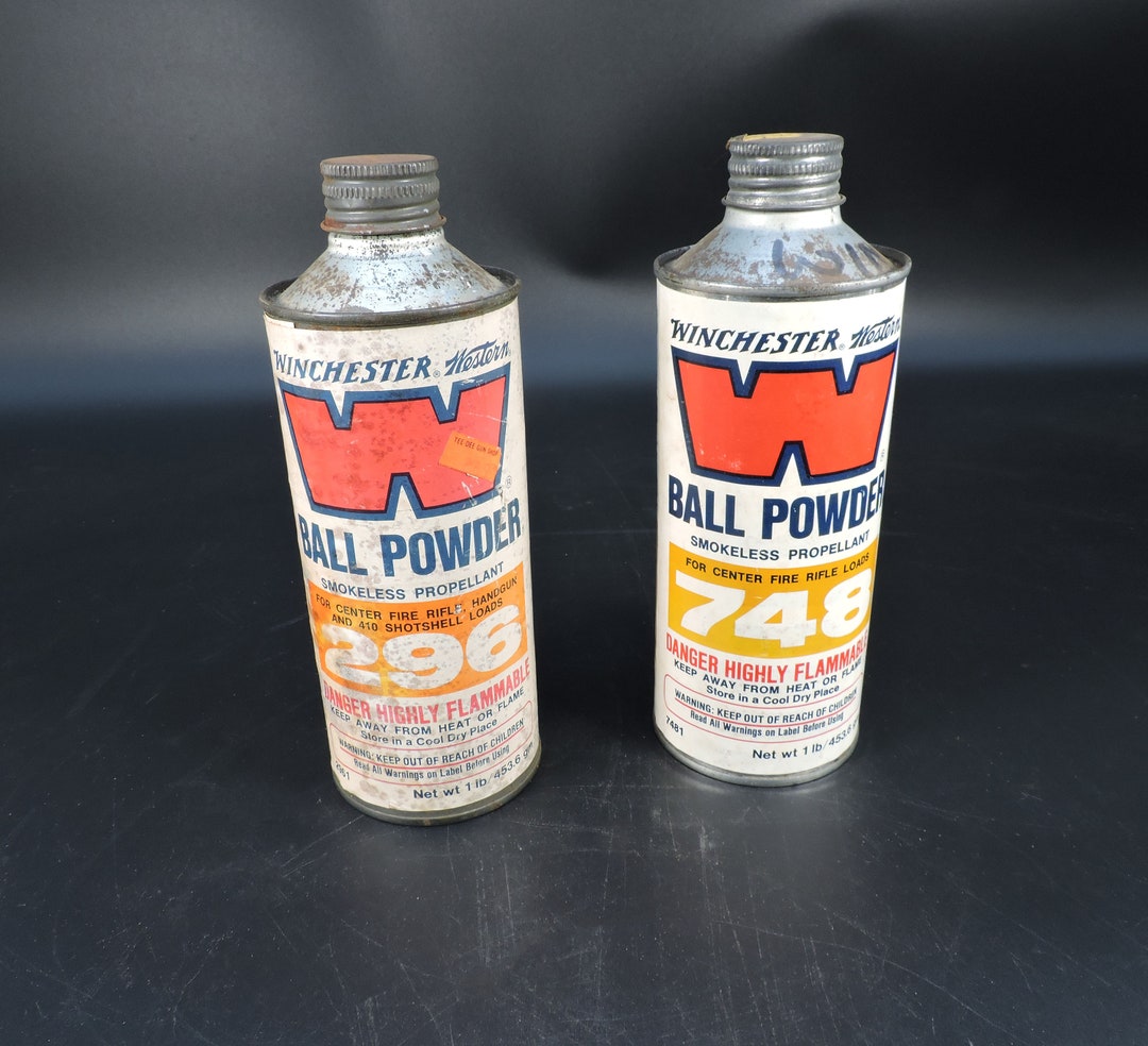 Vintage Gun Powder Cans ~ Empty Gun Powder Cans ~ Winchester Western ...