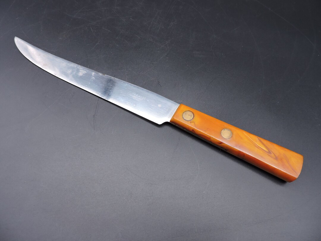 Vintage Kitchen Knife ~ Catalin Handled Knife ~ Bakelite Handled Knife ...