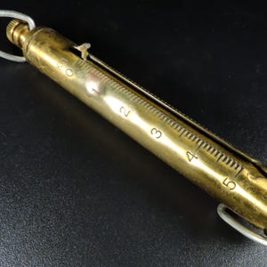 Antique Brass Hanging Scale ~ Chatillon Model # IN-10 ~ Brass Household ...