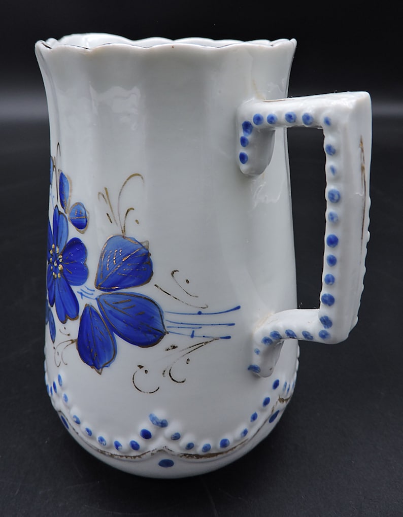 Vintage Porcelain Cream Pitcher Hand Decorated Cream Pitcher - Etsy