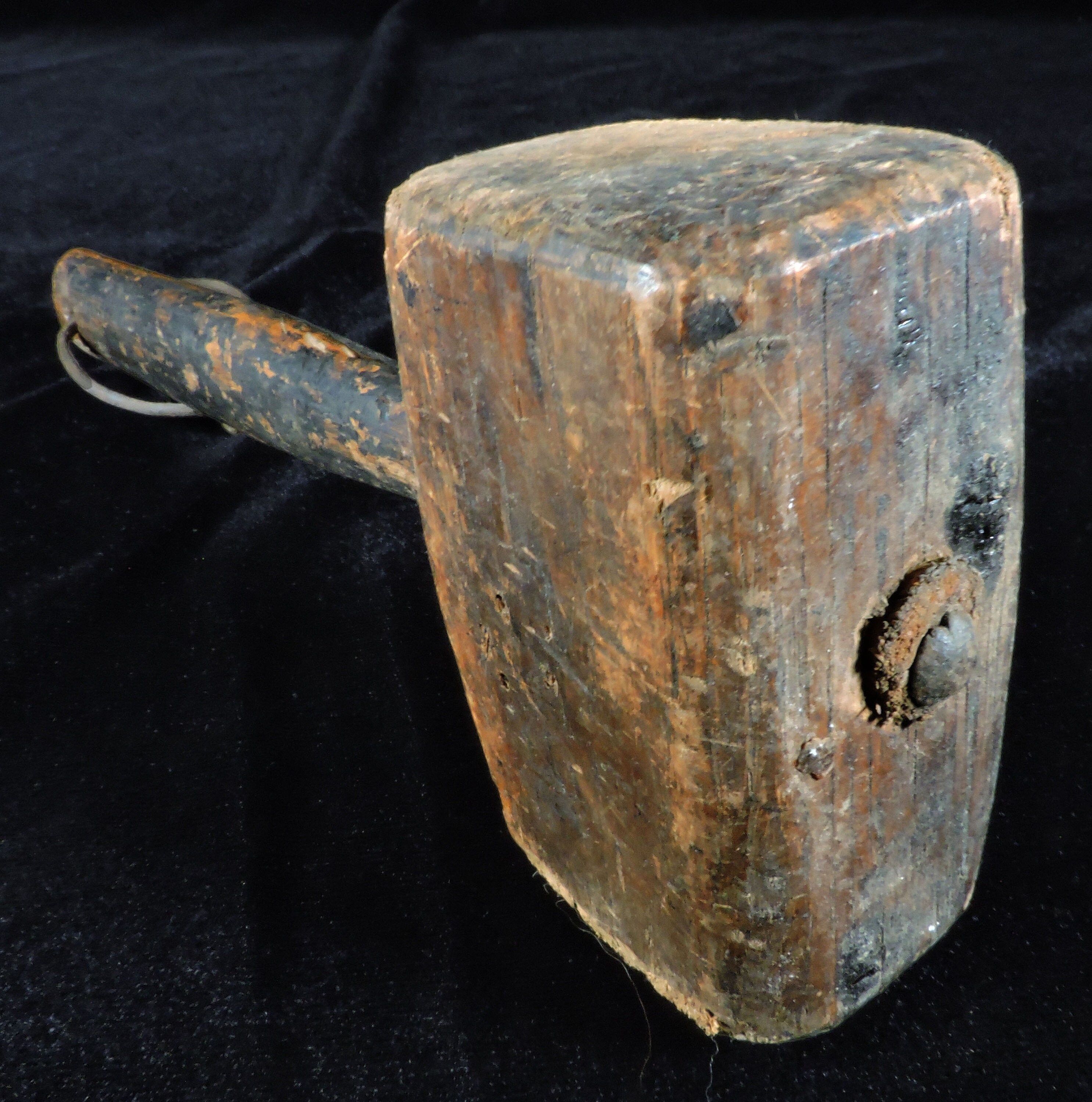 Antique Mallet ~ Well Used Wooden Mallet ~ Country Primitive ~ Vintage ...