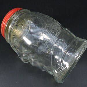 Vintage Glass Bank ~ Glass Figural Bank ~ Old Glass Bank ~ Lucky Joe ...