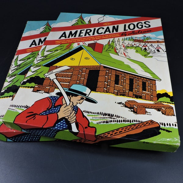 Lincoln Log Packaging - Etsy