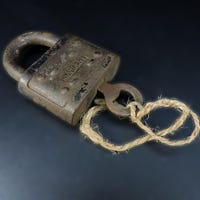 Vintage ELGIN Padlock No Key Antique Lock Antique Padlock USA Steampunk ...