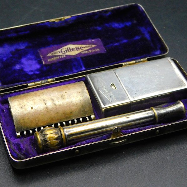 Antique Gillette Pocket Razor - Etsy