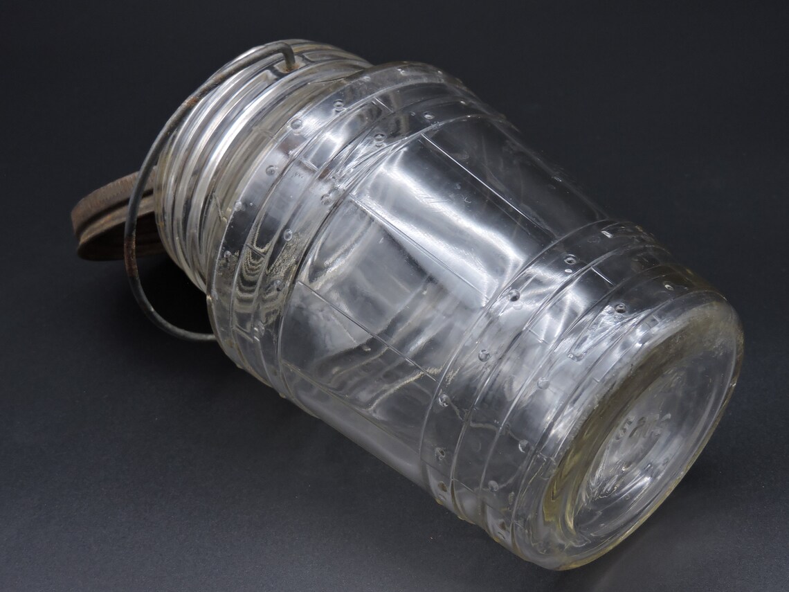 Vintage Storage Jar ~ Antique Bail Handled Jar ~ Old Display Jar ...
