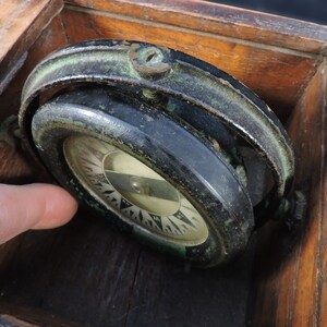 Antique Gimbal Ship's Compass Wilcox Crittenden Compass A3157 Nautical ...