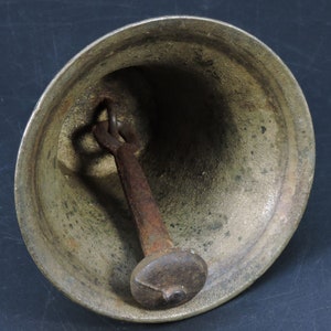 Vintage Brass Bell Antique Brass Bell Old Brass Bell Brass Cow Bell ...