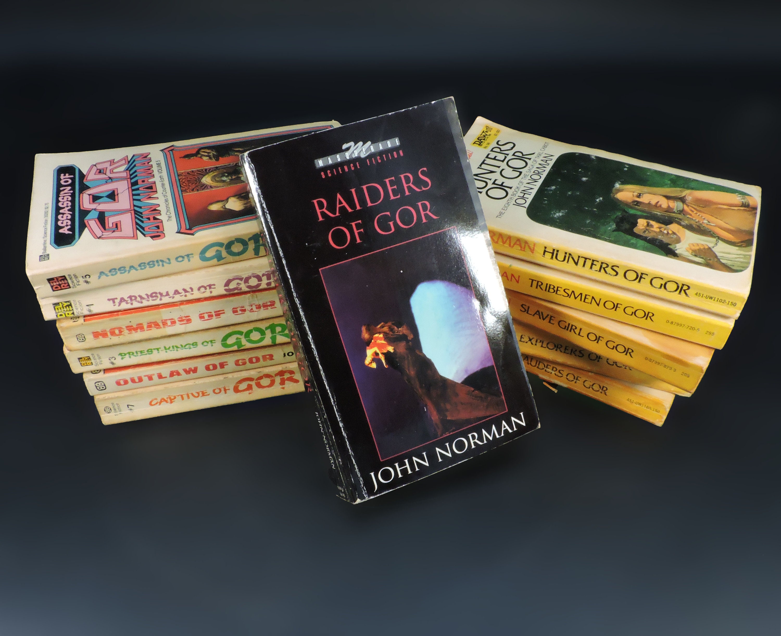 Vintage Gor Fantasy Books ~ Gor Sci-fi Book Lot ~ Gor Counter Earth ...