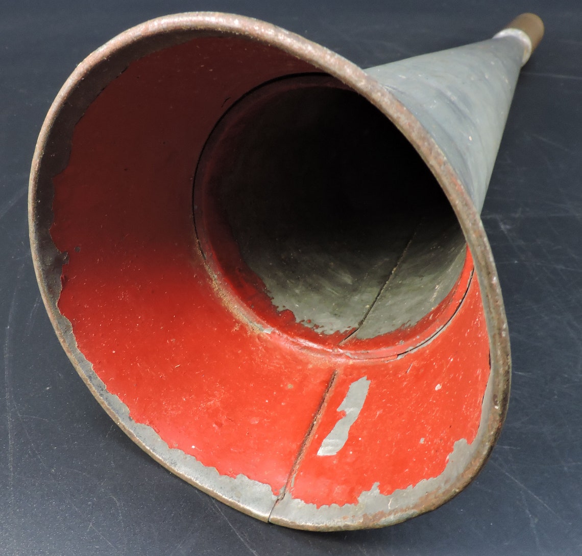 Antique Signal Horn ~ Early Tin Fog Horn ~ Old Fire Horn ~ Vintage ...