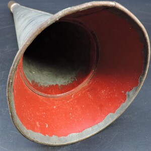 Antique Signal Horn ~ Early Tin Fog Horn ~ Old Fire Horn ~ Vintage ...
