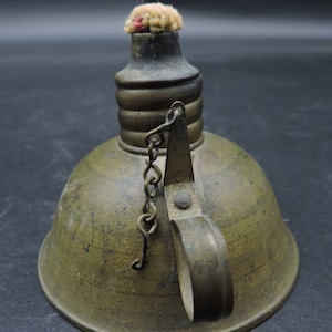 Antique Alcohol Lamp ~ Vintage Alcohol Lamp ~ Small Brass Lamp ~ Brass ...