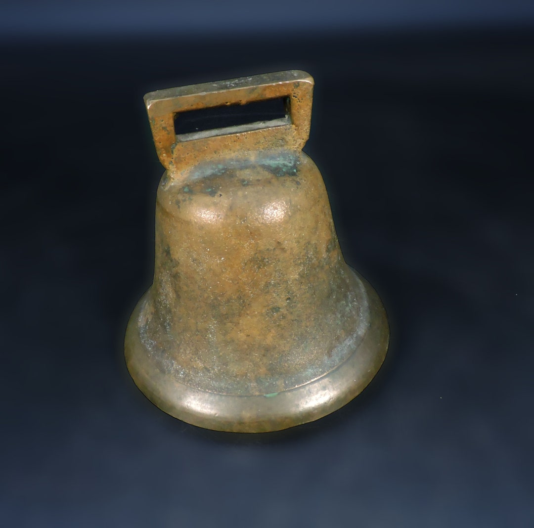 Vintage Brass Bell ~ Antique Brass Bell ~ Old Brass Bell ~ Brass Cow ...