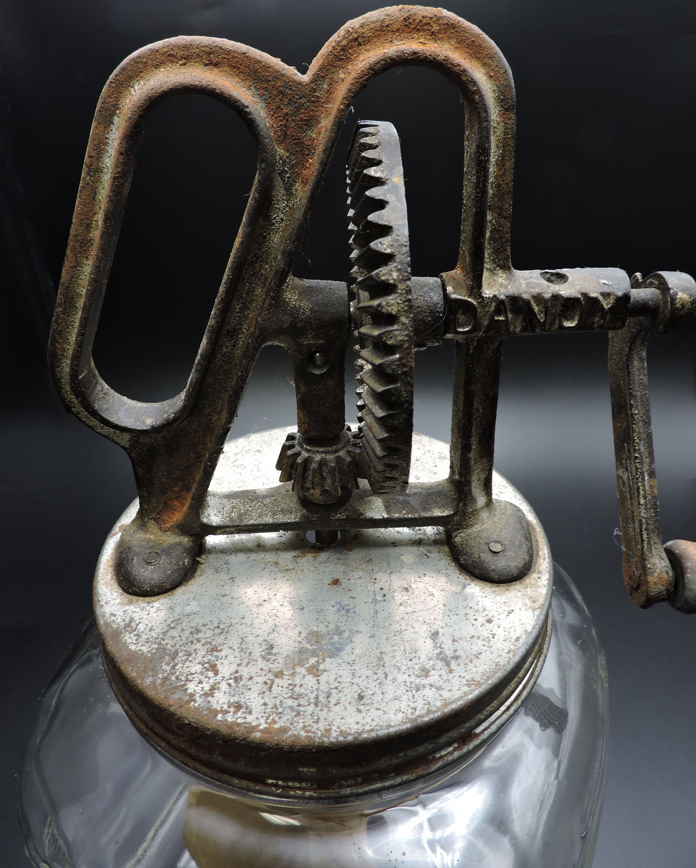 Antique Butter Churn DANDY Butter Churn Hand Cranked - Etsy