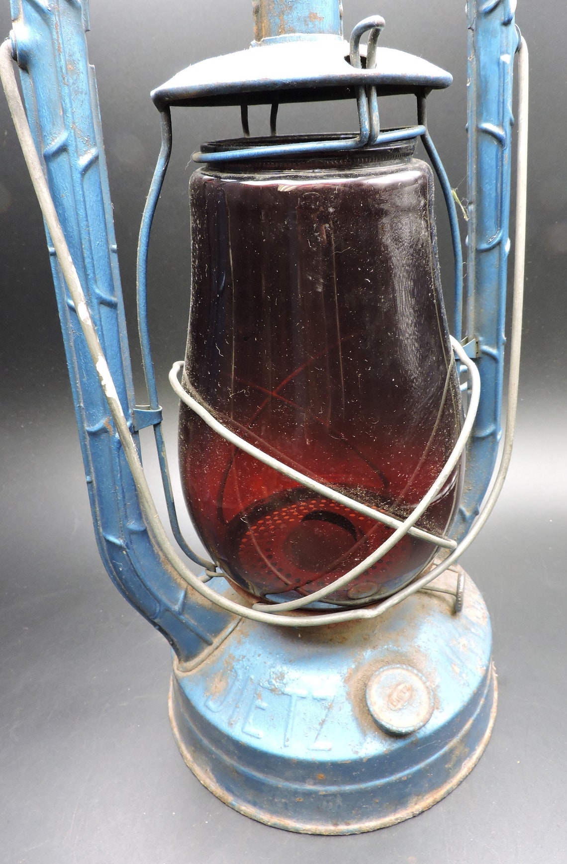 Vintage Barn Lantern Blue Barn Lantern Dietz Monarch Barn - Etsy