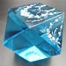 Vintage Blue Paperweight ~ Faceted Paperweight ~ Turquoise Blue ...