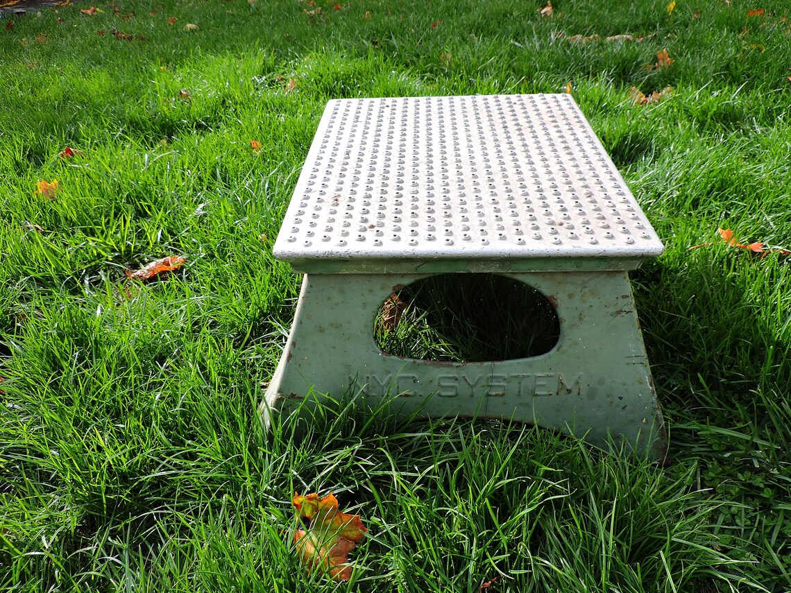 Railroad Step Stool NYC System Conductors Stool New York | Etsy