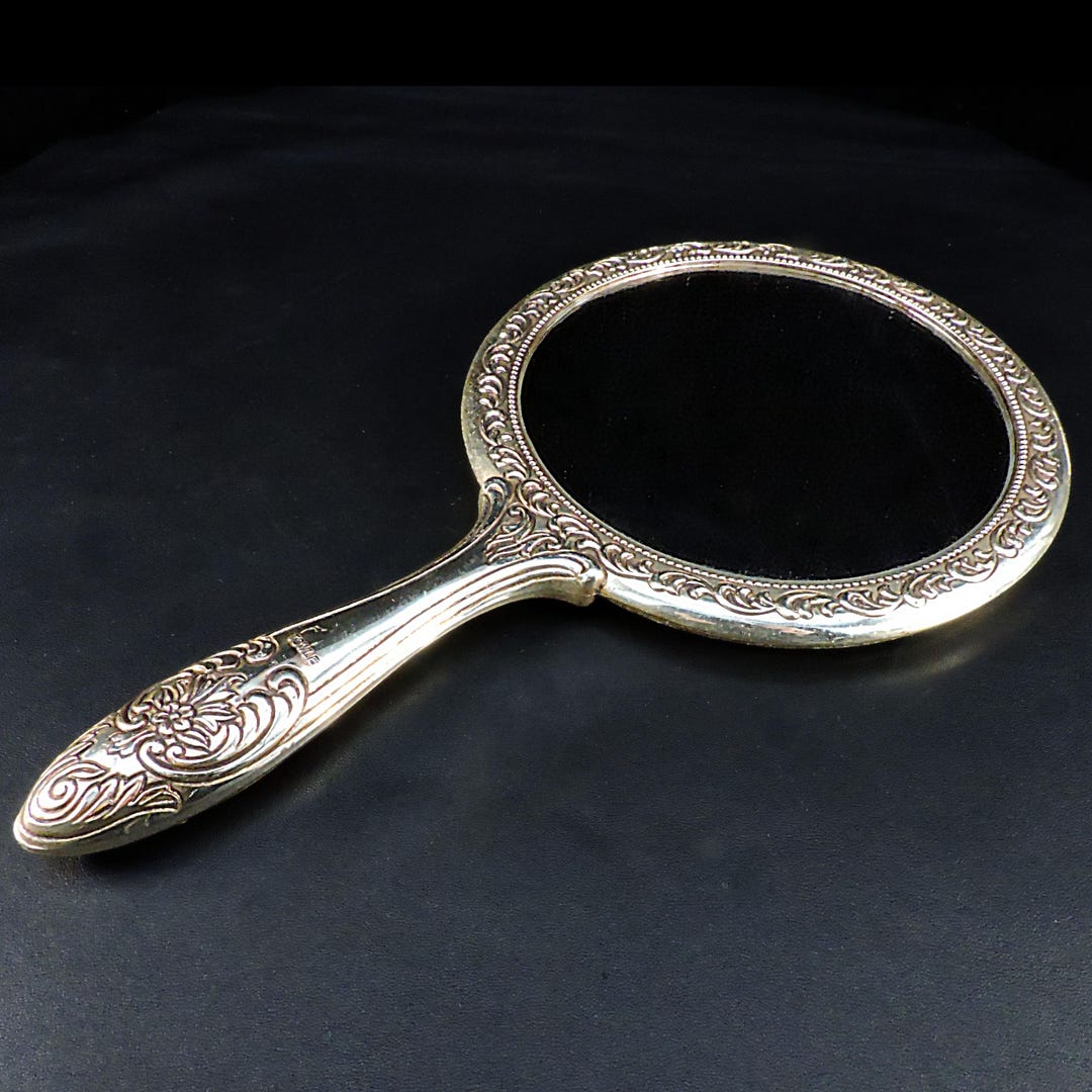 Silver Plated Hand Mirror