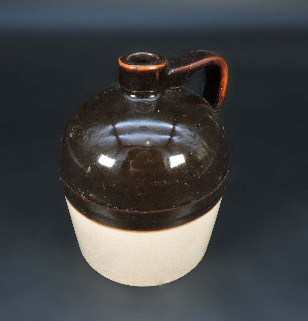 Vintage 2-tone Jug Small Stoneware Jug Antique Liquor Jug Vintage ...