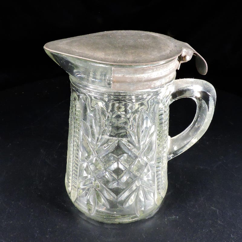 Glass Syrup Pitcher - Etsy